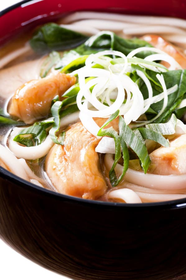 Kitsune Udon , Japanese Noodle Dish Stock Image - Image of noodles ...