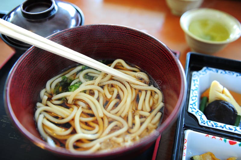 Udon Set stock image. Image of drink, tasting, culture - 33220869