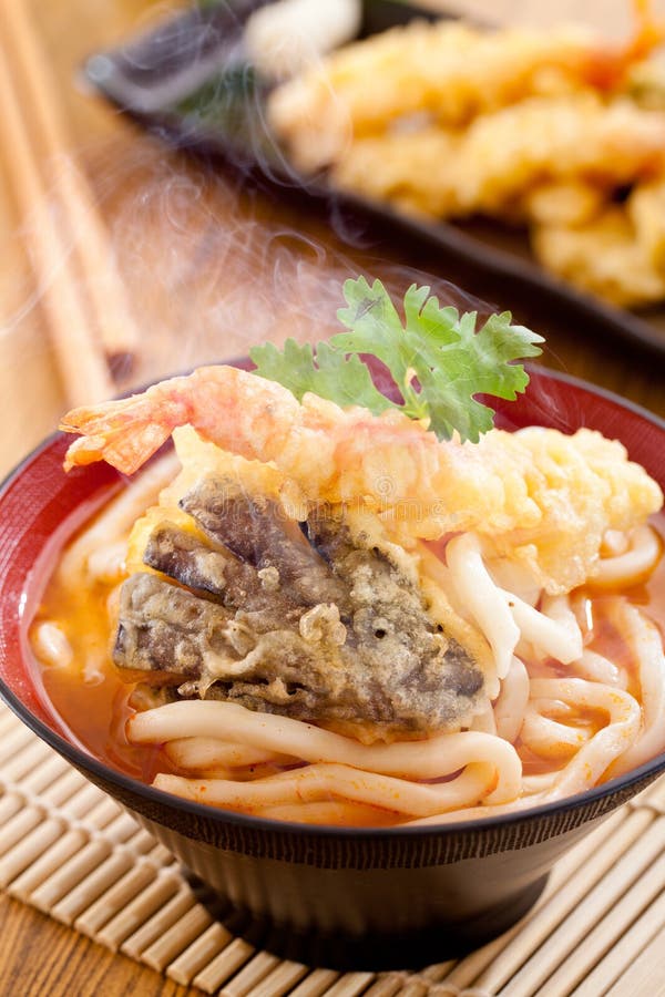 Udon stock image. Image of tempura, asian, traditional - 102263655