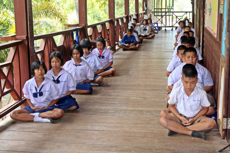 Students are Training the Concentration. Editorial Photo - Image of ...