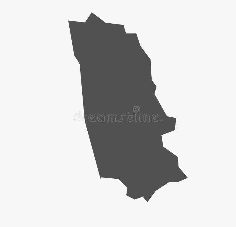 Udupi District Map Karnataka State India Stock Vector - Illustration of ...