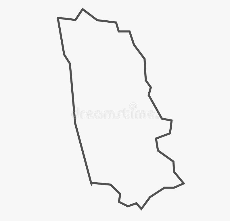 Udupi District Map Karnataka State India Illustration de Vecteur ...