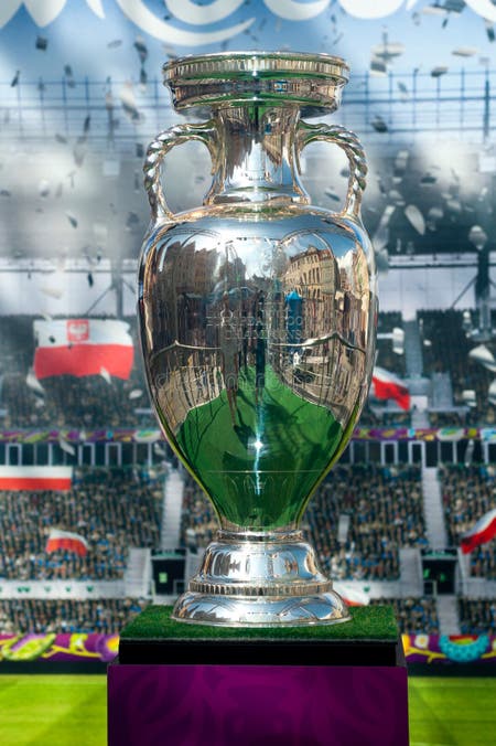 UEFA cup trophy editorial stock image. Image of euro - 24659879