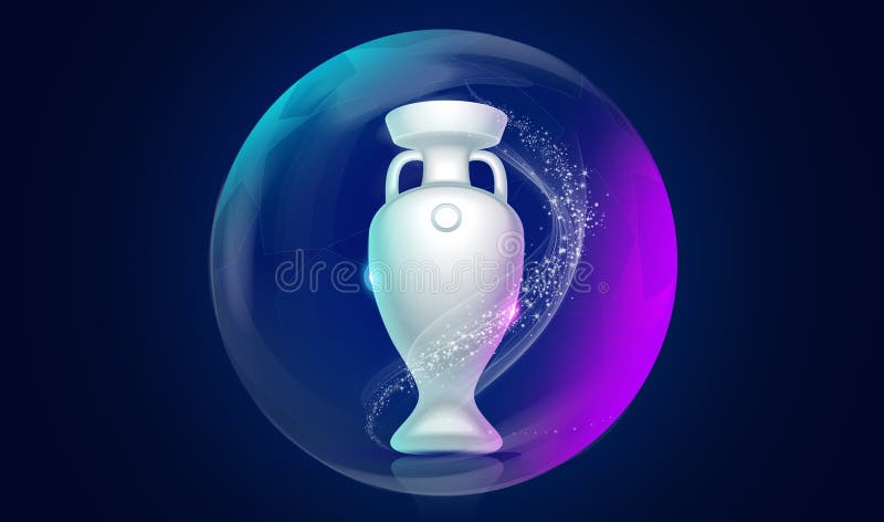 Uefa euro cup 2024 editorial photo. Illustration of trophy - 272395926