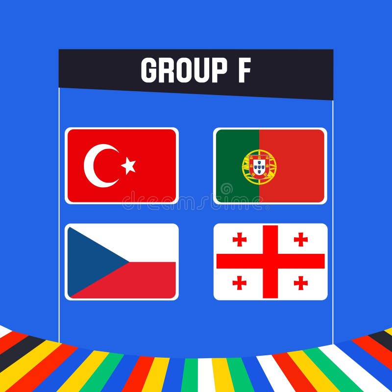 Uefa Euro 2024 Group Stock Illustrations – 237 Uefa Euro 2024 Group ...