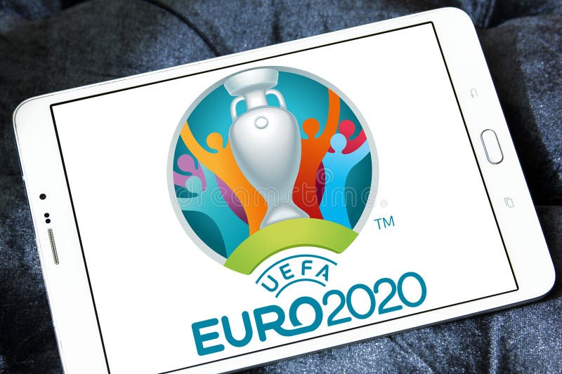 UEFA-Eurologo 2020 redaktionelles stockfoto. Bild von abbildung - 100279053