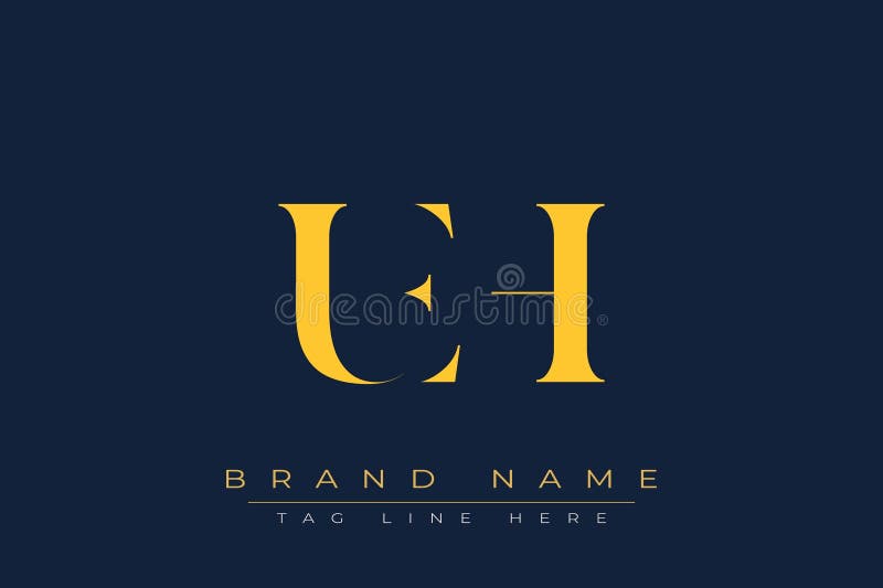 UEH Abstract Letter Logo Design Stock Vector - Illustration of alphabet ...