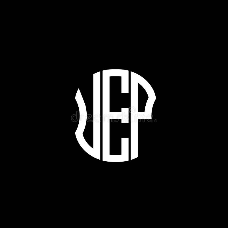 UEP Letter Logo Abstract Creative Design. Stock Vector - Illustration ...