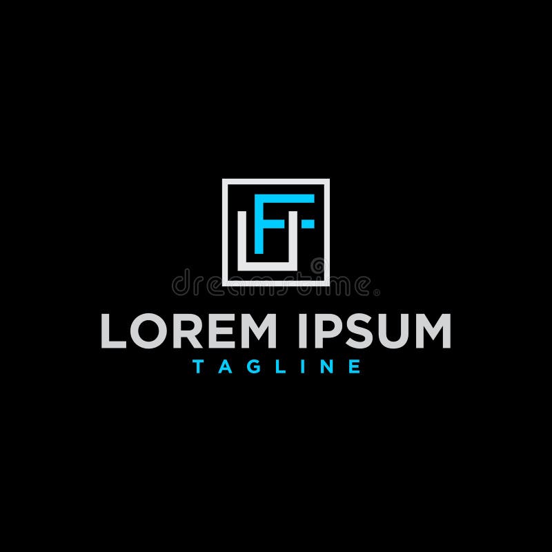 Uf Monogram Logo Design Inspiration Stock Vector - Illustration of ...