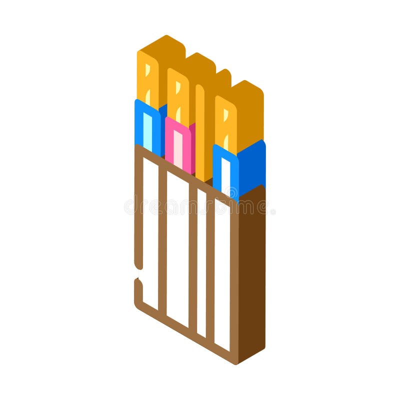 Uf Underground Feeder Cable Isometric Icon Vector Illustration Stock ...