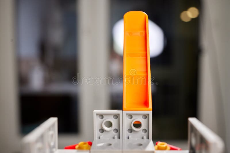 Ufa, Russia. 8 August 2021 Assembling a Rocket Constructor. Colored ...