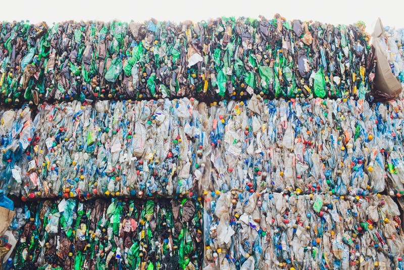 Ufa, Russia, 1 July, 2019: Large Stack of Old Plastic Bottles ...