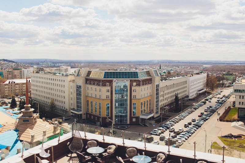Ufa, Russia, 12 June, 2019: Top View on the Panorama of City - Ufa ...