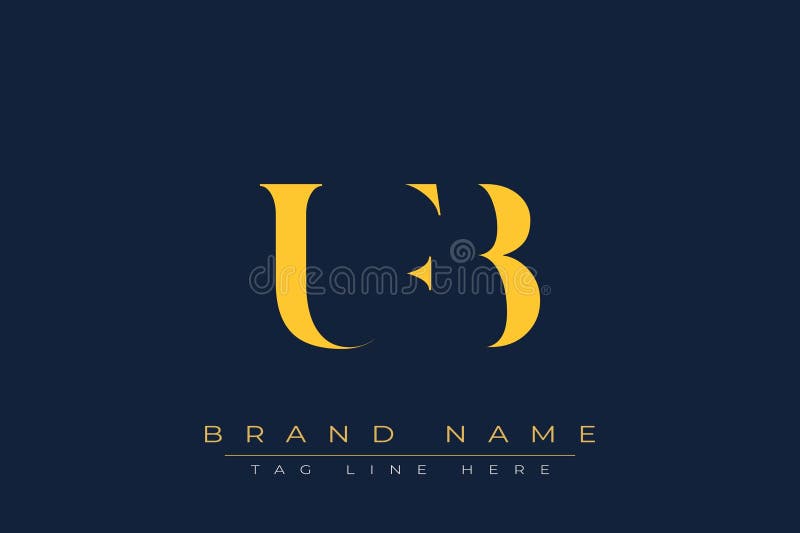 UFB Abstract Letter Logo Design Stock Vector - Illustration of company ...