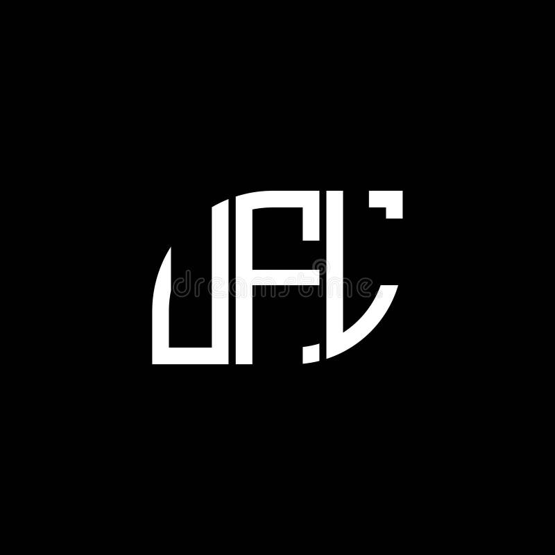 UFL Letter Logo Design on Black Background. UFL Creative Initials ...