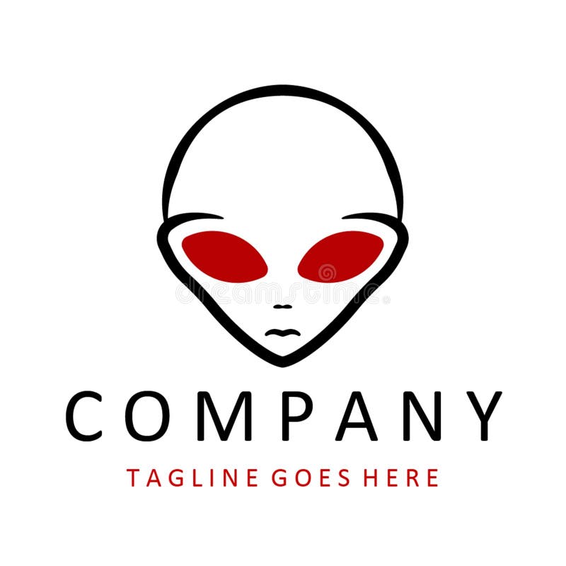 UFO, Alien Logo. Vector Illustration. Stock Vector - Illustration of ...