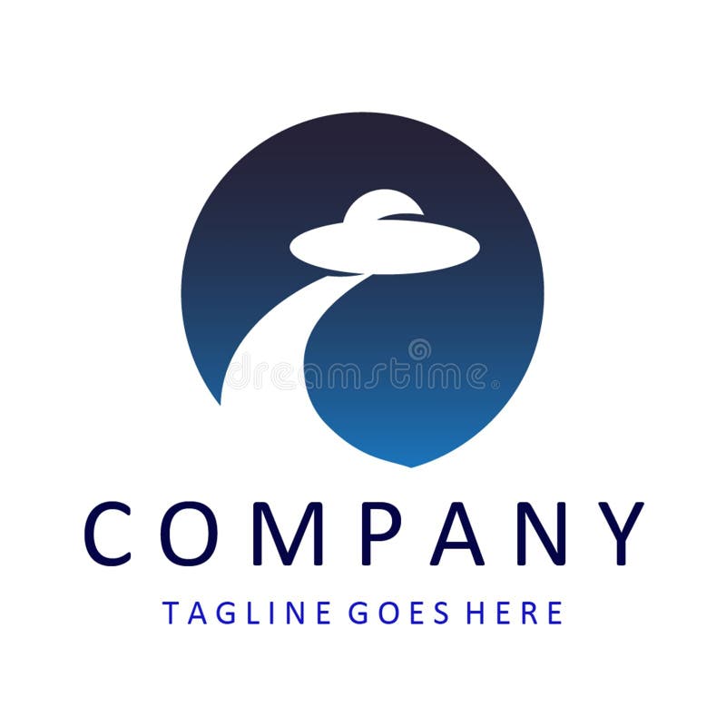 UFO, Alien Logo. Vector Illustration. Stock Vector - Illustration of ...