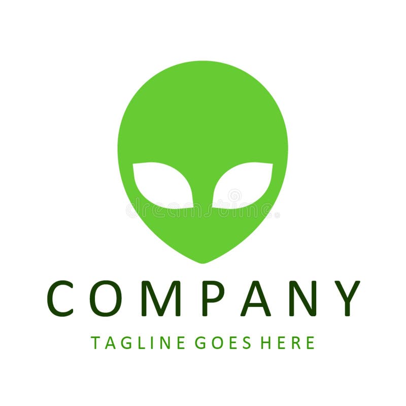 UFO, Alien Logo. Vector Illustration. Stock Vector - Illustration of ...