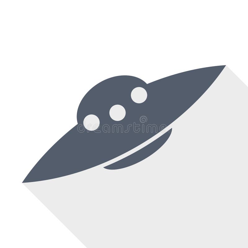 Ufo, Alien Spaceship Icon Set, Vector Illustration in 6 Colors Options ...