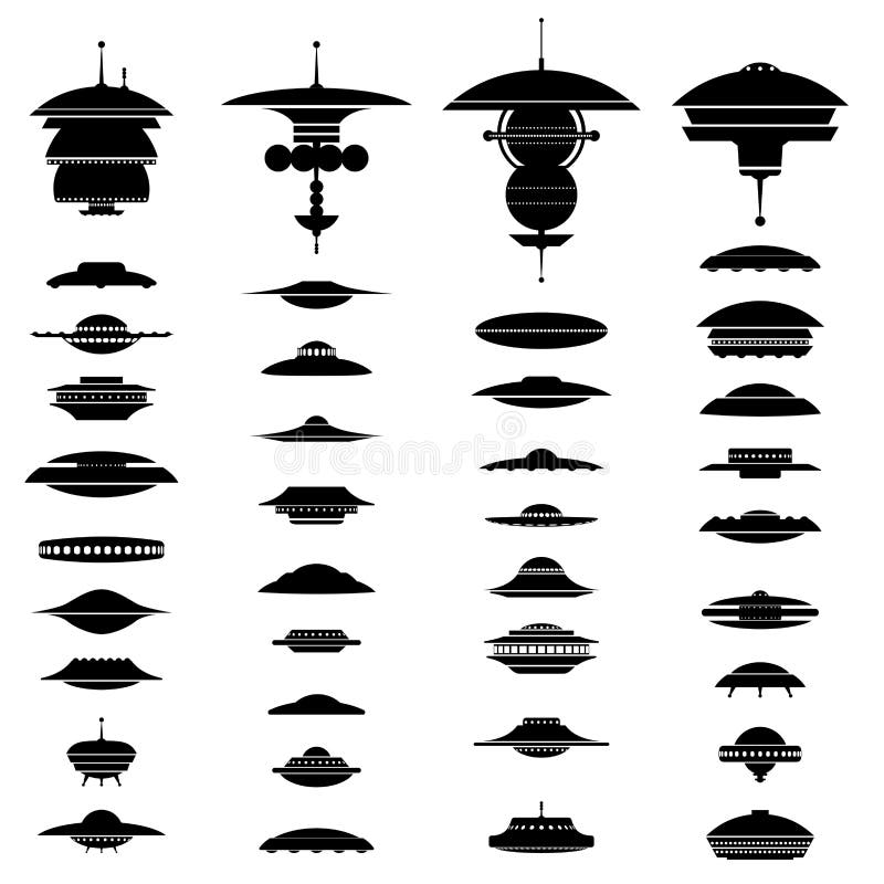 UFO Vector Logo Template Illustration Stock Vector - Illustration of ...