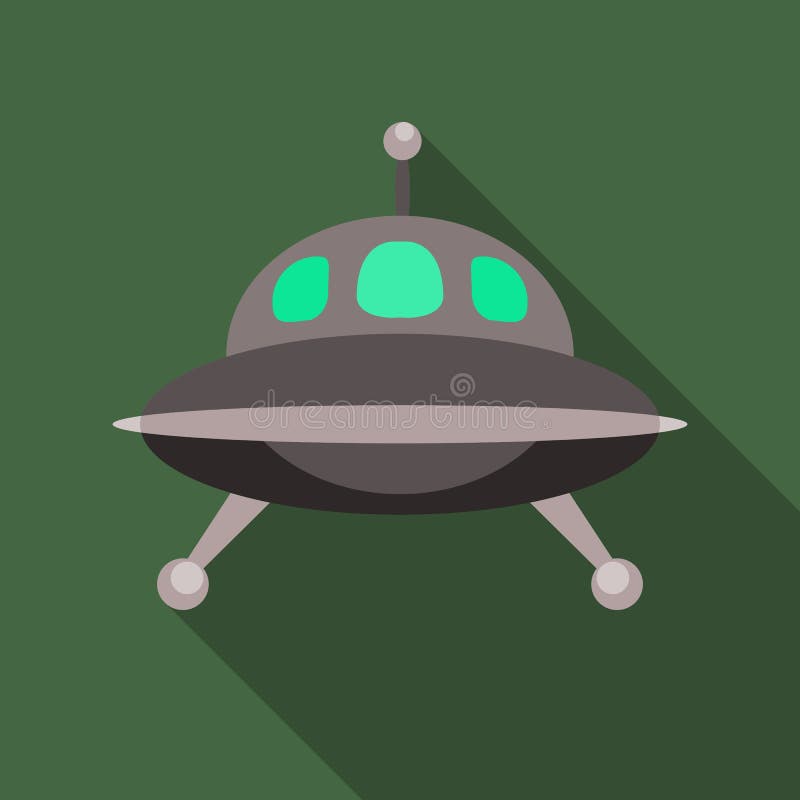 UFO Color Icon. UFO Simple Sign Stock Vector - Illustration of ...