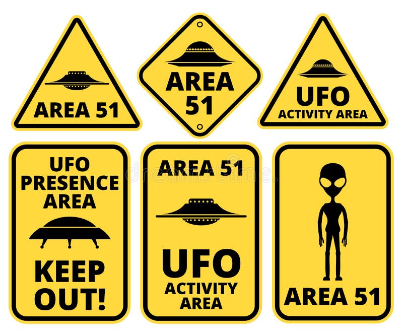 Danger sig stock vector. Illustration of game, area, aliens - 70606704