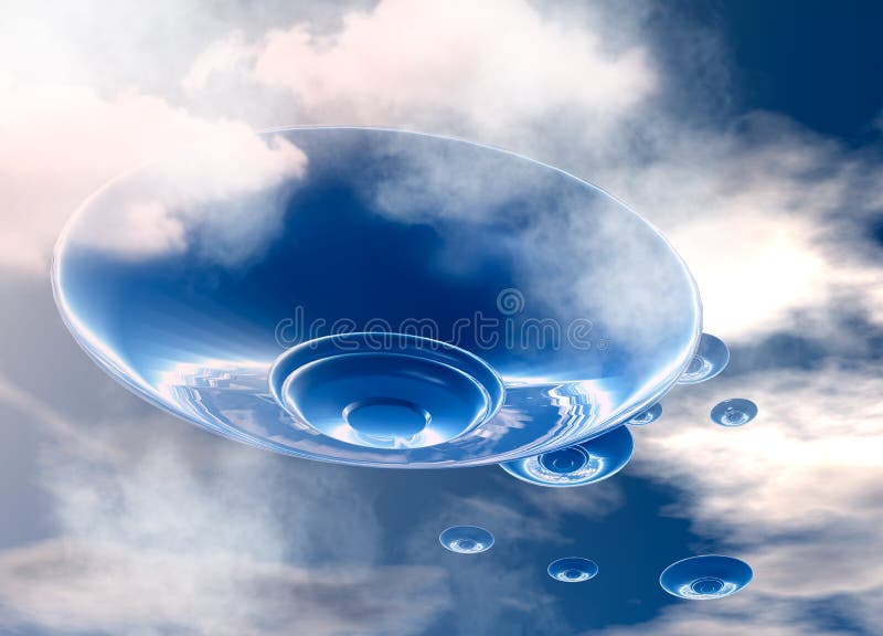 Ufo crop circle stock illustration. Illustration of futuristic - 15438525