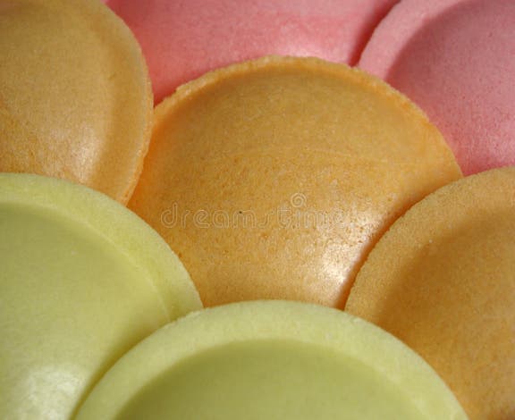 Ufo Shaped Candy Sweet in Different Colors Stock Image - Image of ...