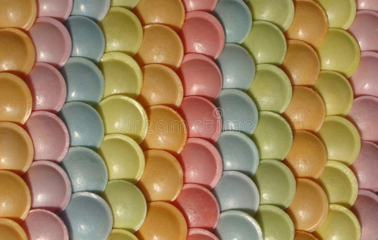Ufo Shaped Candy Sweet in Different Colors Stock Photo - Image of ...