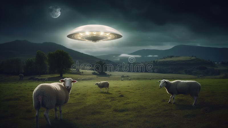 Ufo Sheep Stock Illustrations – 79 Ufo Sheep Stock Illustrations ...