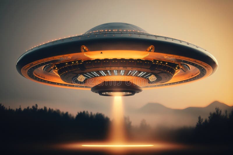 UFO Unidentified Flying Object. AI Generated Stock Illustration ... UFO Unidentified Flying Object. AI Generated Stock Illustration ...
