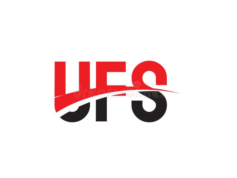 UFS Letter Initial Logo Design Vector Illustration Stock Image - Image ...