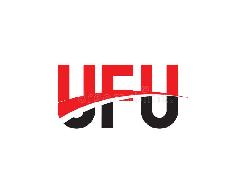 UFU Letter Initial Logo Design Vector Illustration Stock Photo - Image ...
