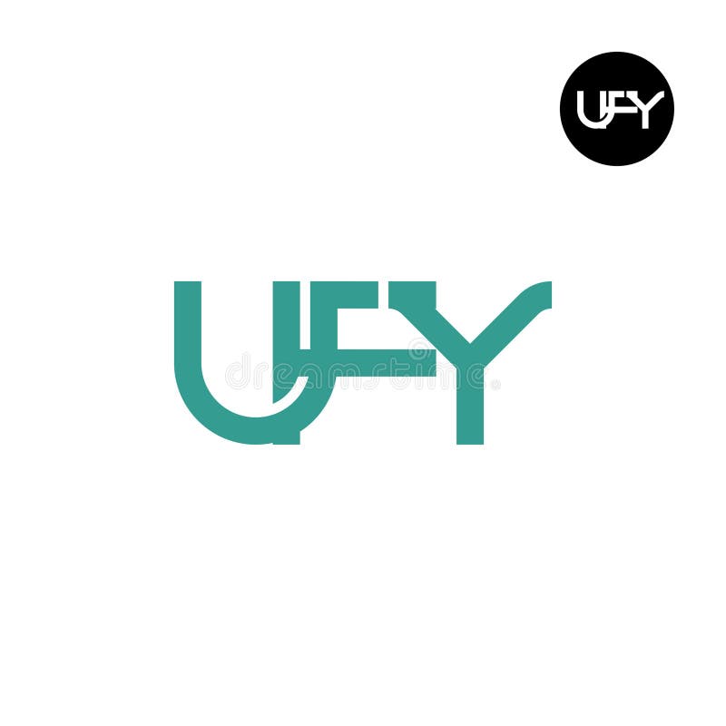 UFY Logo Letter Monogram Design Stock Vector - Illustration of minimal ...