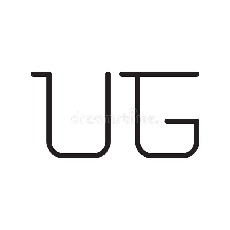 Ug Initial Letter Vector Logo Icon Stock Vector - Illustration of ...