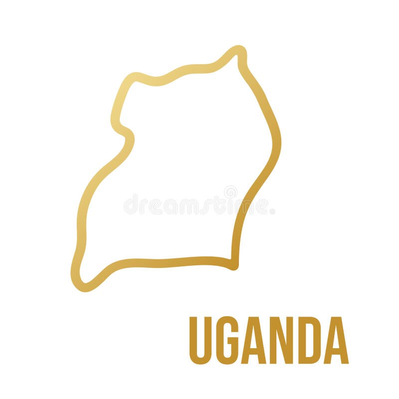 Uganda abstract map stock illustration. Illustration of isolated ...