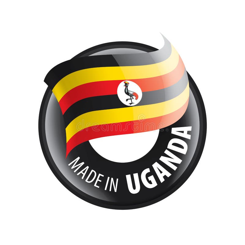 Uganda Flag, Vector Illustration on a White Background Stock Vector ...