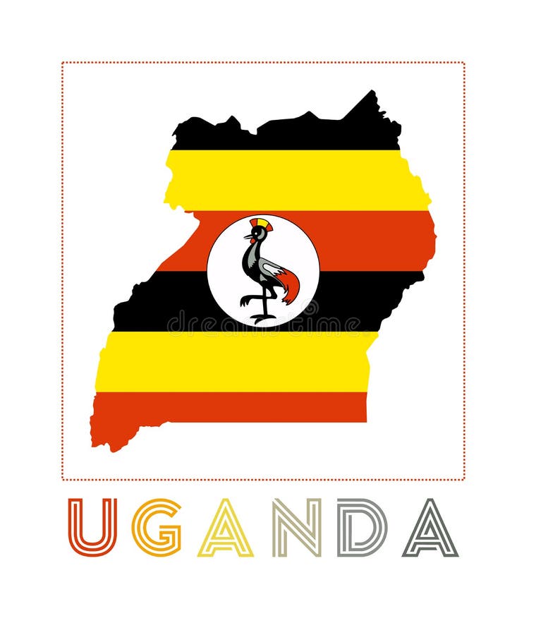 Uganda Logo. Map of Uganda with Country Name and. Stock Vector ... Uganda Logo. Map of Uganda with Country Name and. Stock Vector ...