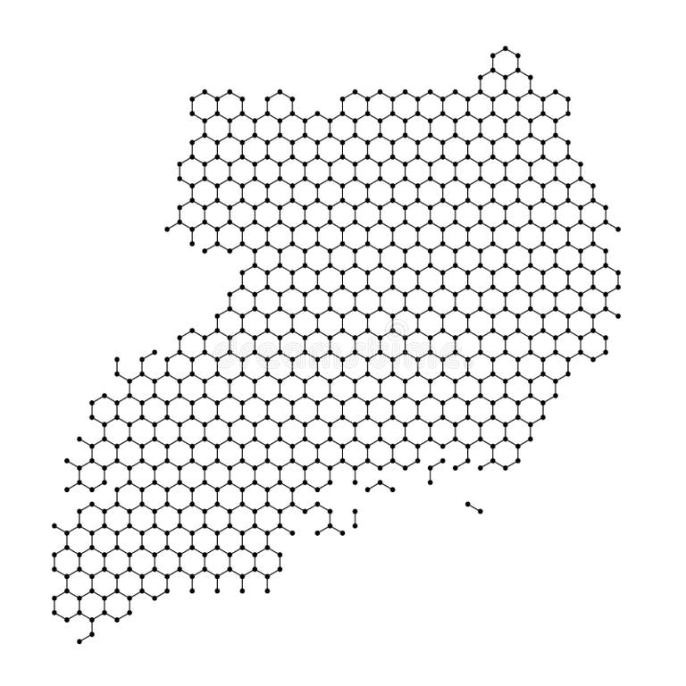 Honeycomb Vector Map Points Black Stock Illustrations – 72 Honeycomb ...