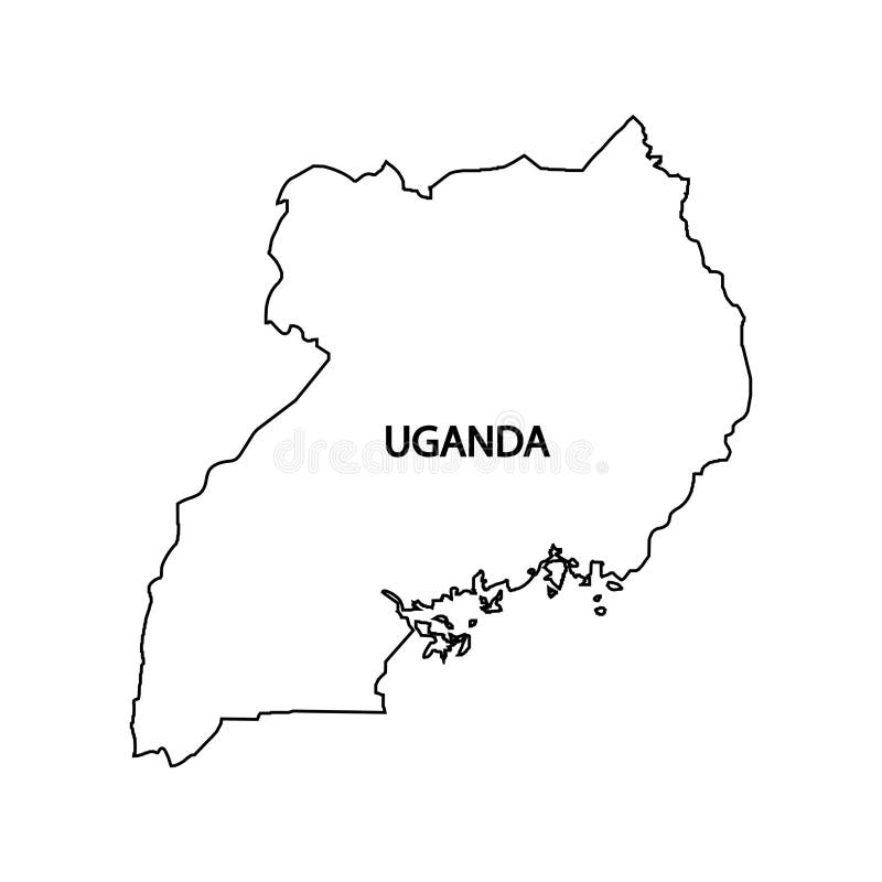 Uganda map icon stock vector. Illustration of design - 302917087