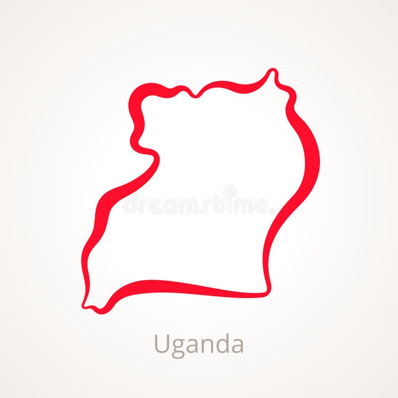 Uganda outline map stock illustration. Illustration of shading - 4512220 Uganda outline map stock illustration. Illustration of shading - 4512220