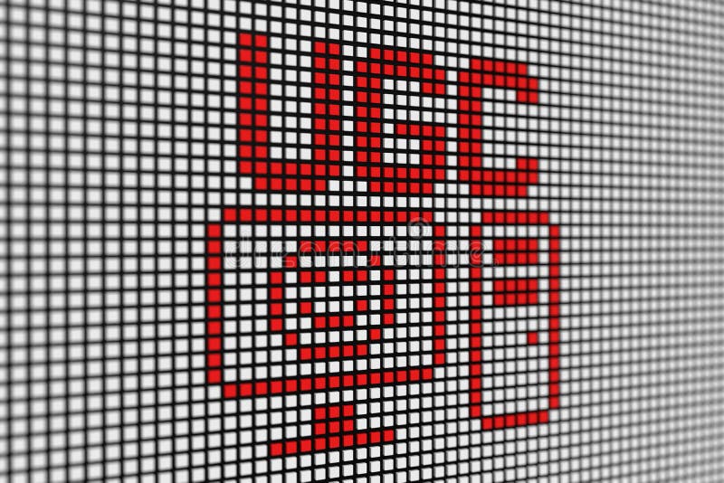 UGC Text Scoreboard Blurred Background Stock Illustration ...