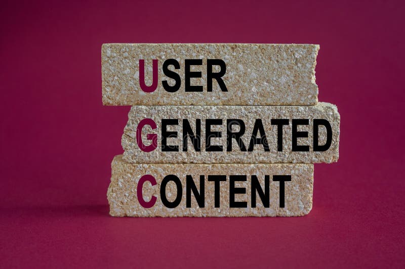 UGC User Generated Content Symbol. Concept Words UGC User Generated ...