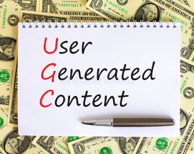 UGC User Generated Content Symbol. Concept Words UGC User Generated ...