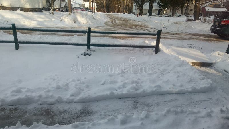 Coating To 2-3 Inches of Snow Editorial Image - Image of ughh, inches ...