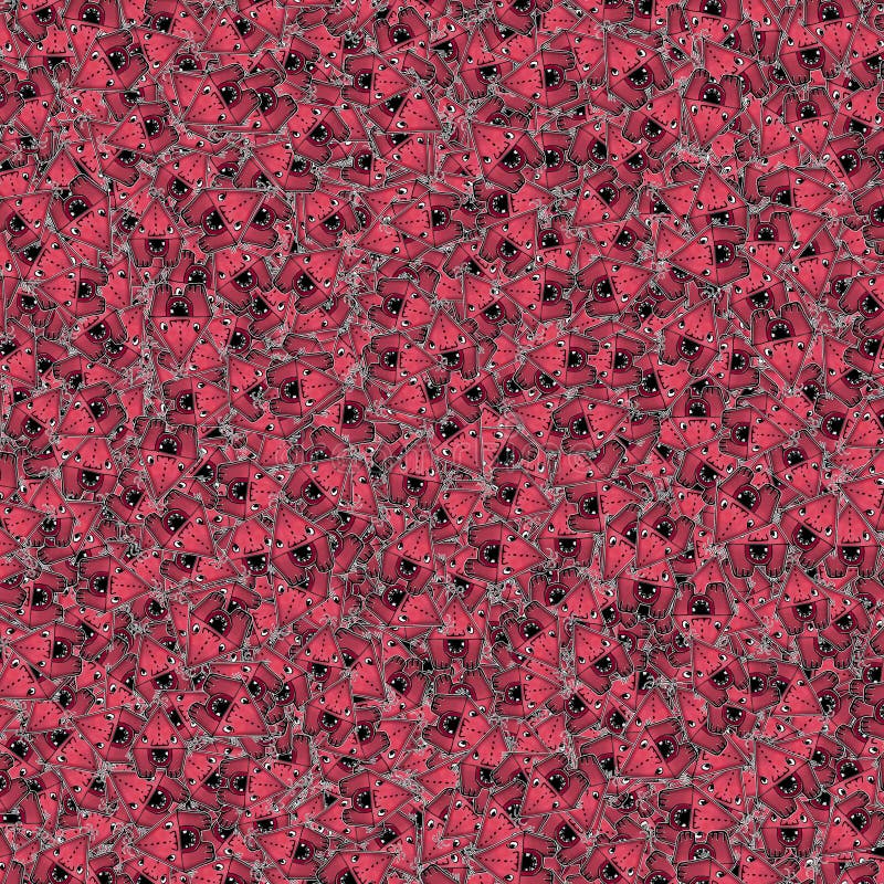 Funny Weird Caricature Drawing Stock Illustration - Illustration of ...