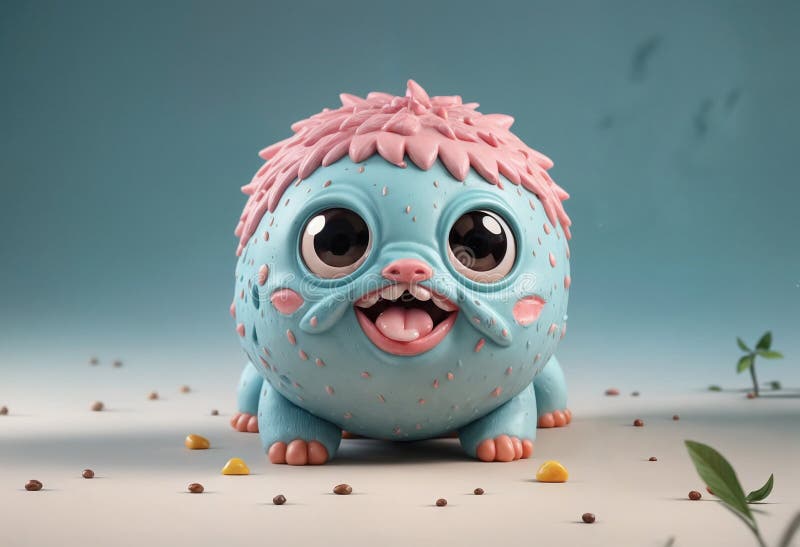 Ugly but I Think Its Cute, 3d Render - Generated by Ai Stock ...