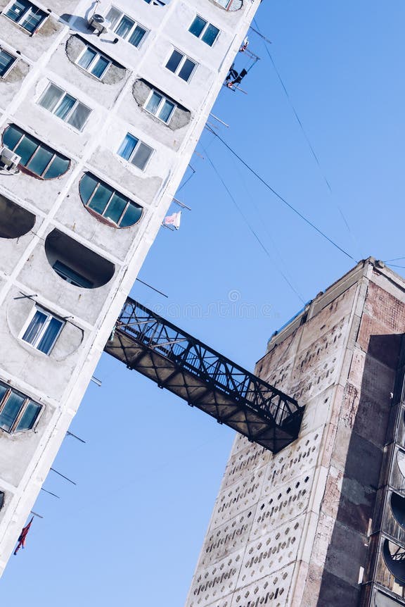 Ugly Multistory Block Bult in Soviet Times Stock Photo - Image of block ...