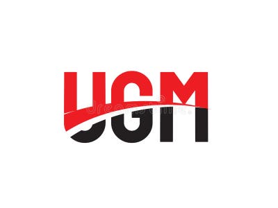 UGM Letter Initial Logo Design Vector Illustration Stock Image - Image ...
