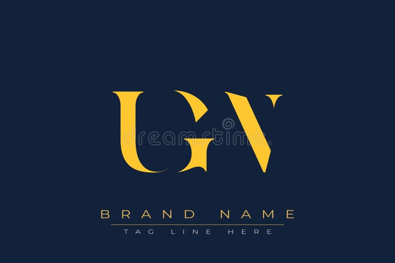 UGN Abstract Letter Logo Design Stock Vector - Illustration of business ...